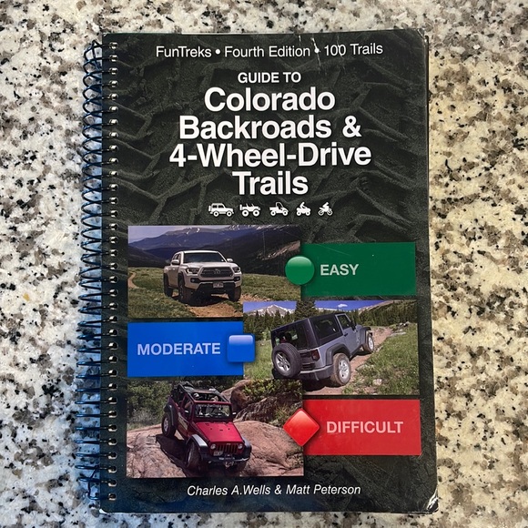 Jeep | Office | Guide To Colorado Back Roads In 4 Wheeldrive Trails Jeep Book | Poshmark
